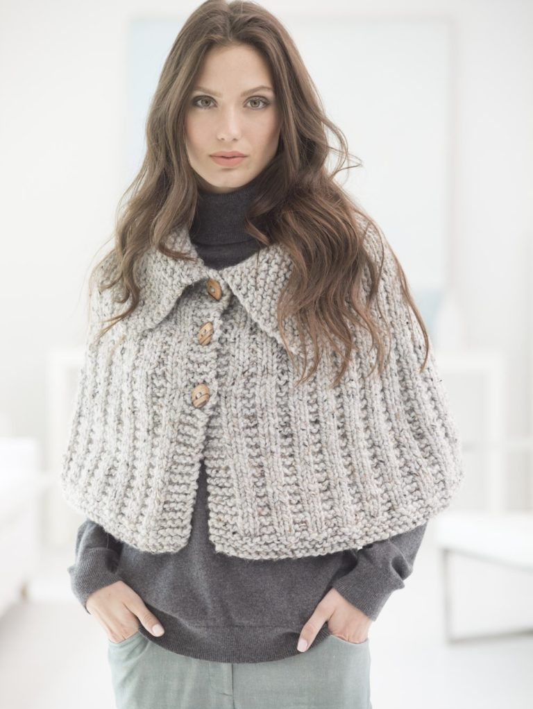 Quick Knit Capelet Pattern - KnitCraft