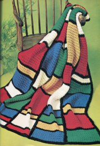 Mondrian Style Afghan Crochet Pattern - KnitCraft