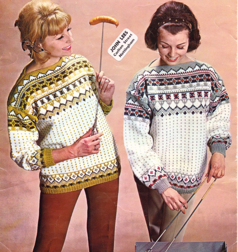 Vintage Norweigan Sweater Knitting Pattern - KnitCraft