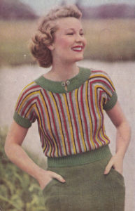 Starring Stripes Jumper Knitting Pattern - KnitCraft