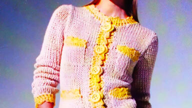 1950s Bed Jacket Knitting Pattern - KnitCraft