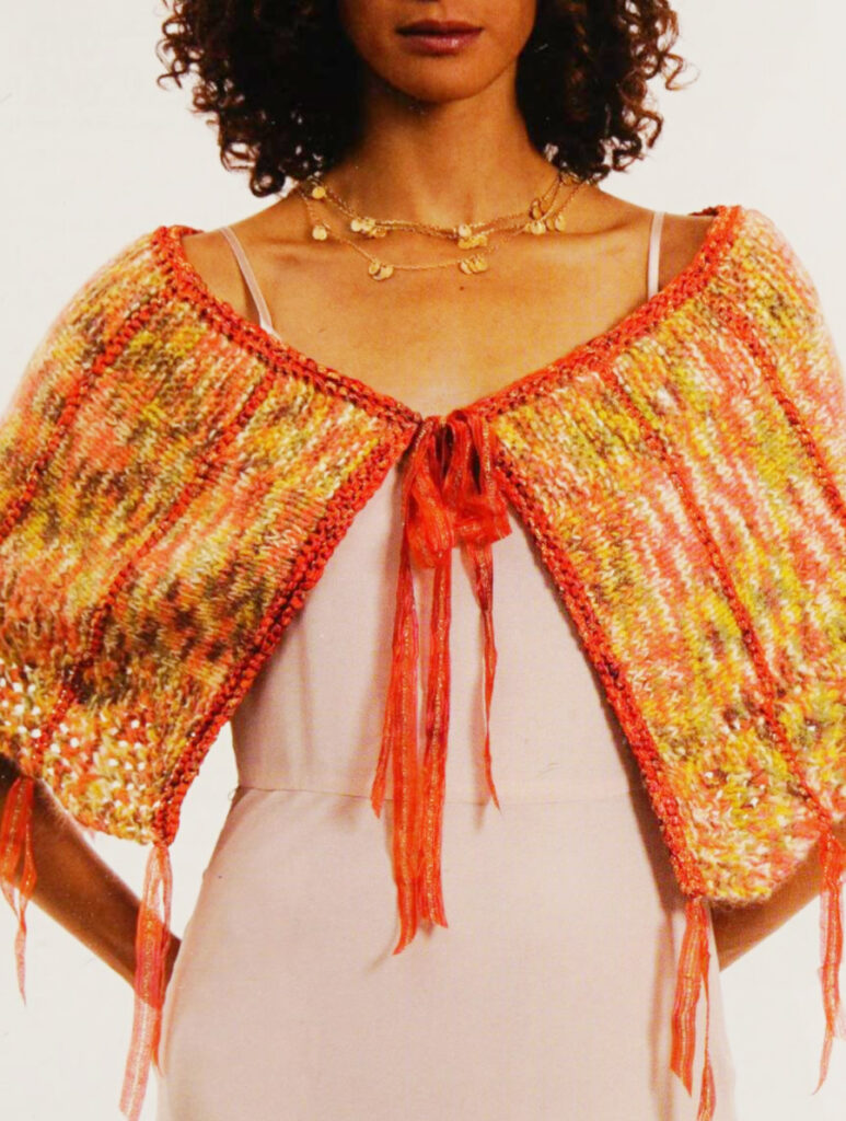 Scallop Edge Wrap Pattern (free) - KnitCraft
