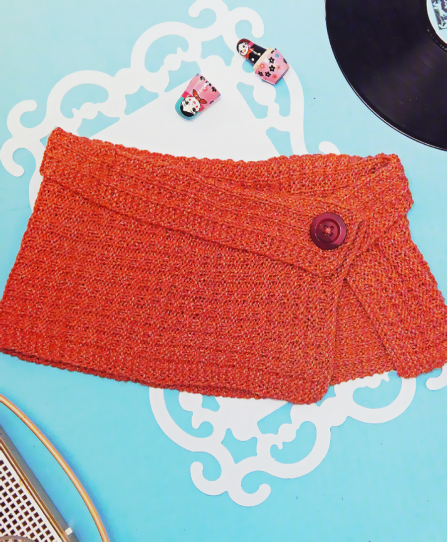 Simple Capelet Knit Pattern - KnitCraft