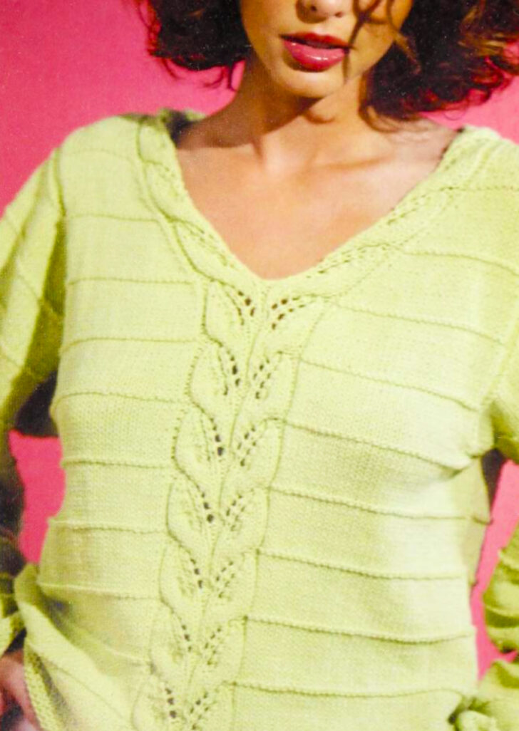 Springtime Sweater Knit Pattern - KnitCraft