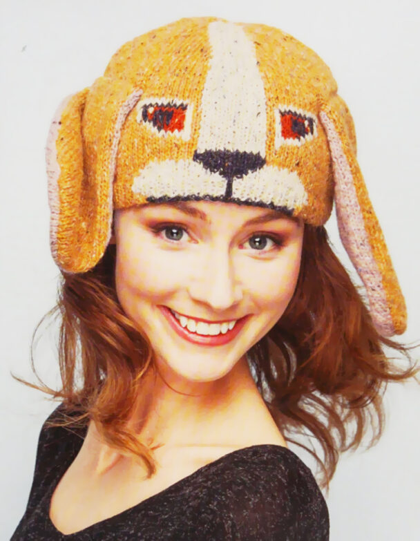 Cute Dog Hat Knit Pattern - KnitCraft