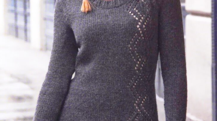 LACE NOTE TUNIC PATTERN for Beginners - KnitCraft