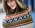 Nordic Lights Capelet Knit Pattern - KnitCraft