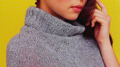 Simple Capelet Knit Pattern - KnitCraft